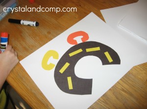 C is for Car Alphabet Craft