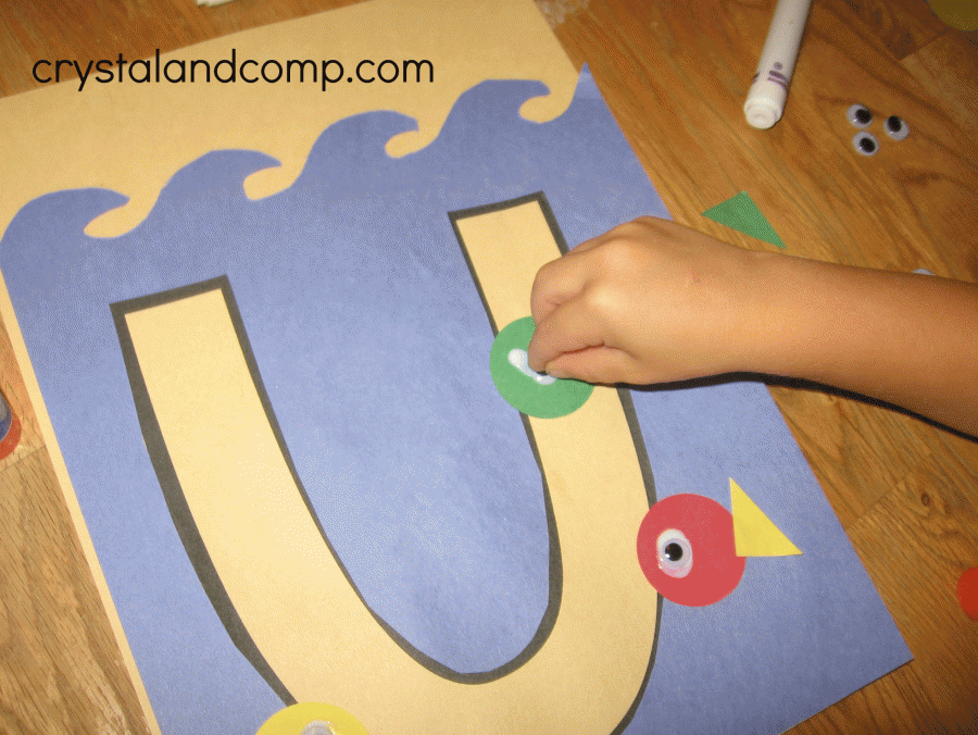 U is for Underwater: A Letter of the Week Preschool Craft ...