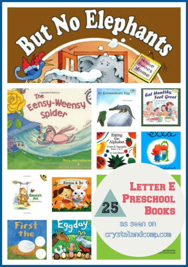 25 Letter E Preschool Books 25 Letter E Preschool Books