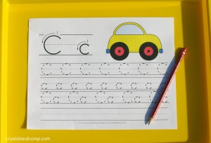 Handwriting Practice for Kids: C is for Car - CrystalandComp.com