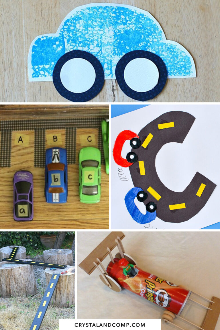19 Preschool Car Craft Ideas - CrystalandComp.com