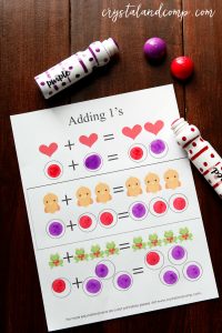 Valentine Heart Preschool Do a Dot Printables
