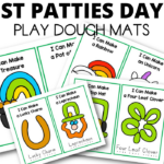 St Patricks Day Printable Play Dough Mats