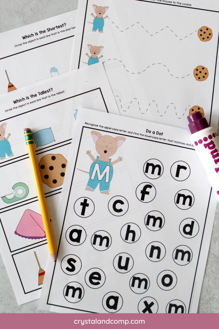 If You Give a Mouse a Cookie Printables
