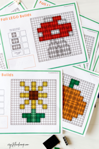 Fall Printable Lego Builds - CrystalandComp.com
