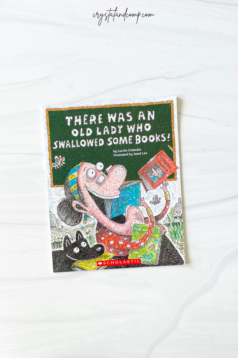 There Was an Old Lady Who Swallowed Some Books Printables