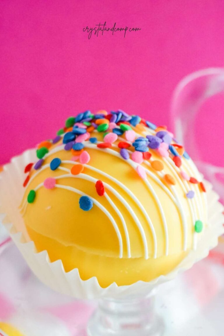 Birthday Cake Hot Chocolate Bombs