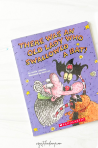 There Was an Old Lady Who Swallowed a Bat Printables for Preschoolers