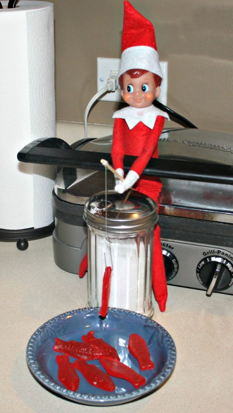 Elf on the Shelf Fishing Ideas