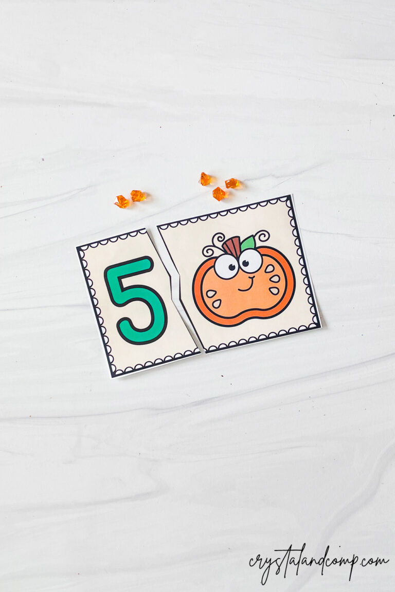 Pumpkin Number Matching Game - CrystalandComp.com