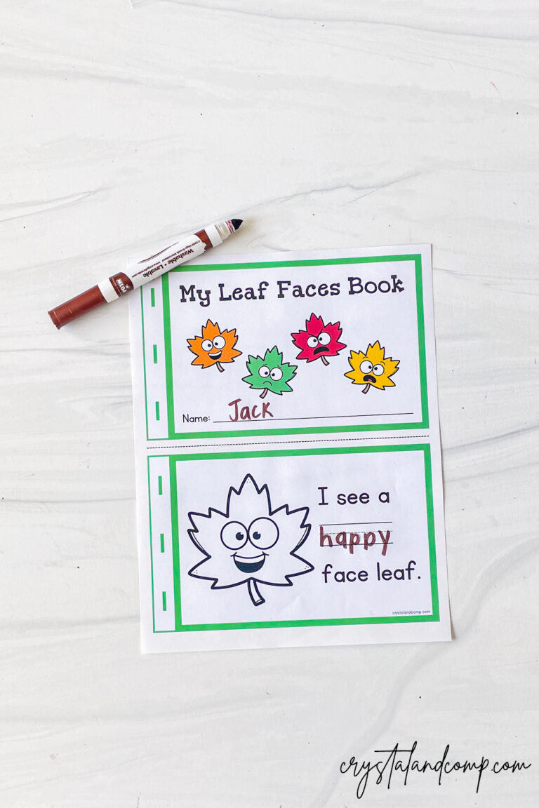 Leaf Printable Book - CrystalandComp.com