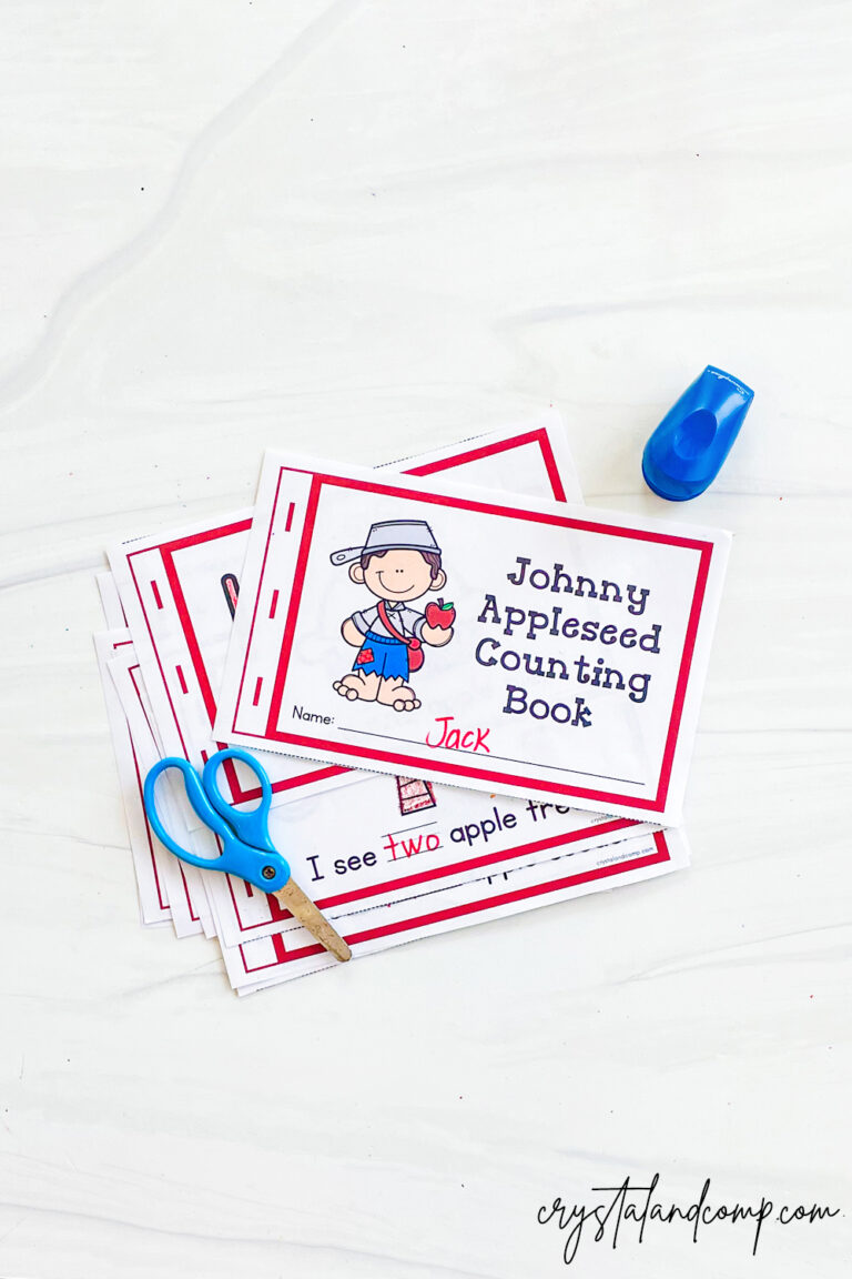 Johnny Appleseed Printable Book - CrystalandComp.com
