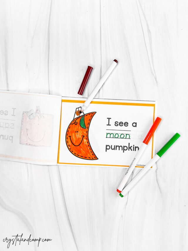 Pumpkin Shapes Printable Book - CrystalandComp.com