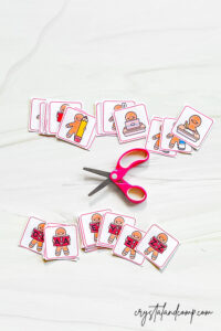 Gingerbread Man Matching Game - CrystalandComp.com