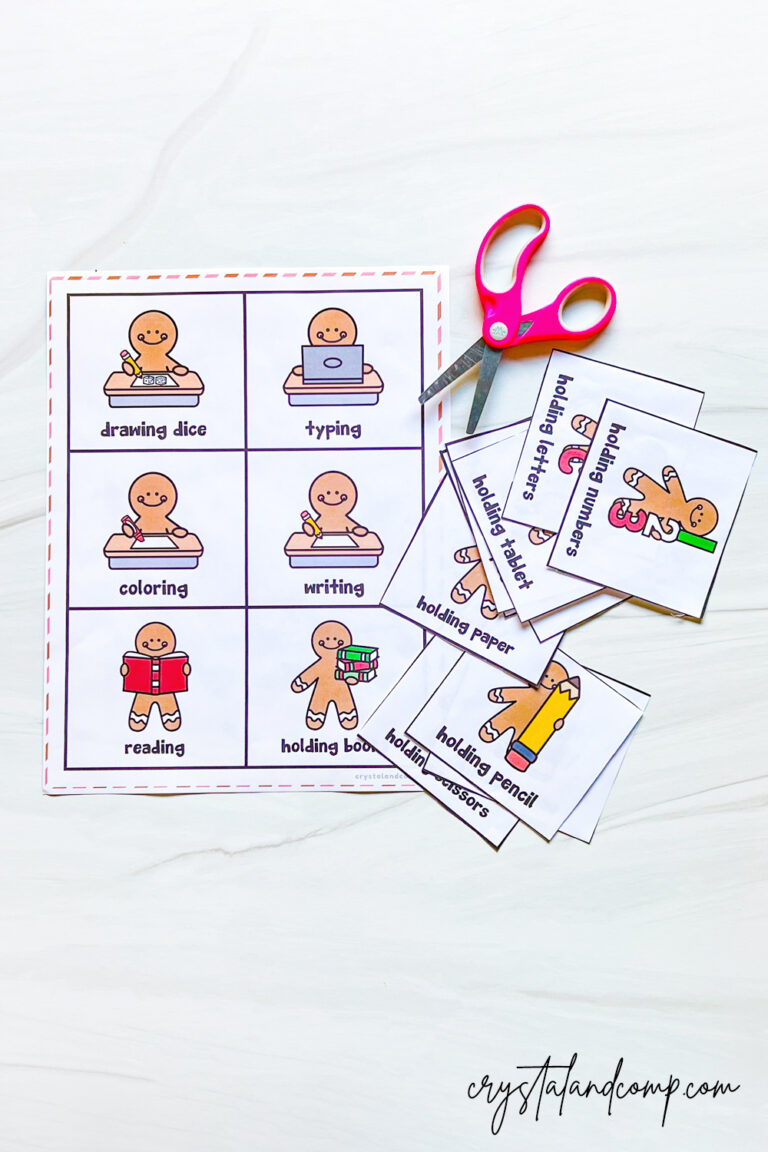 Gingerbread Man Bingo Printables - CrystalandComp.com