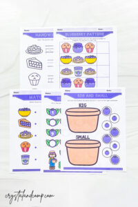 Blueberry Preschool Printables - CrystalandComp.com