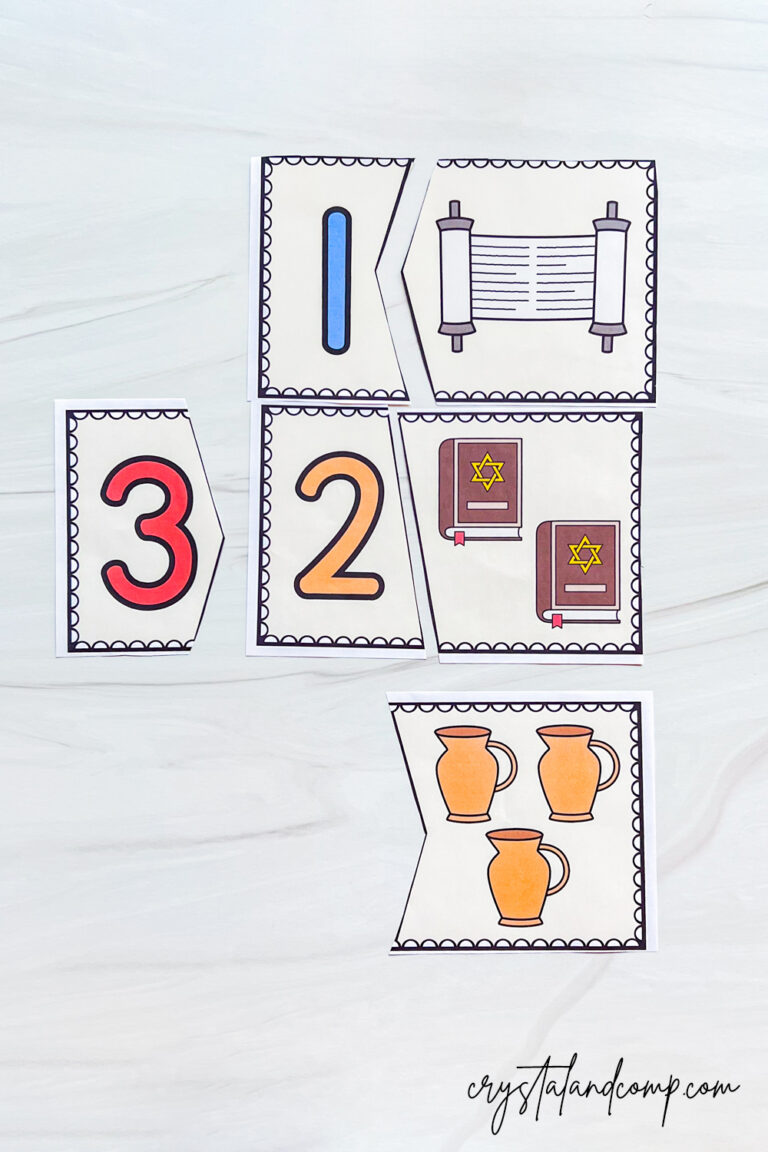 Hanukkah Matching Game - CrystalandComp.com