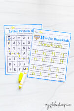 Hanukkah Alphabet Printables - CrystalandComp.com