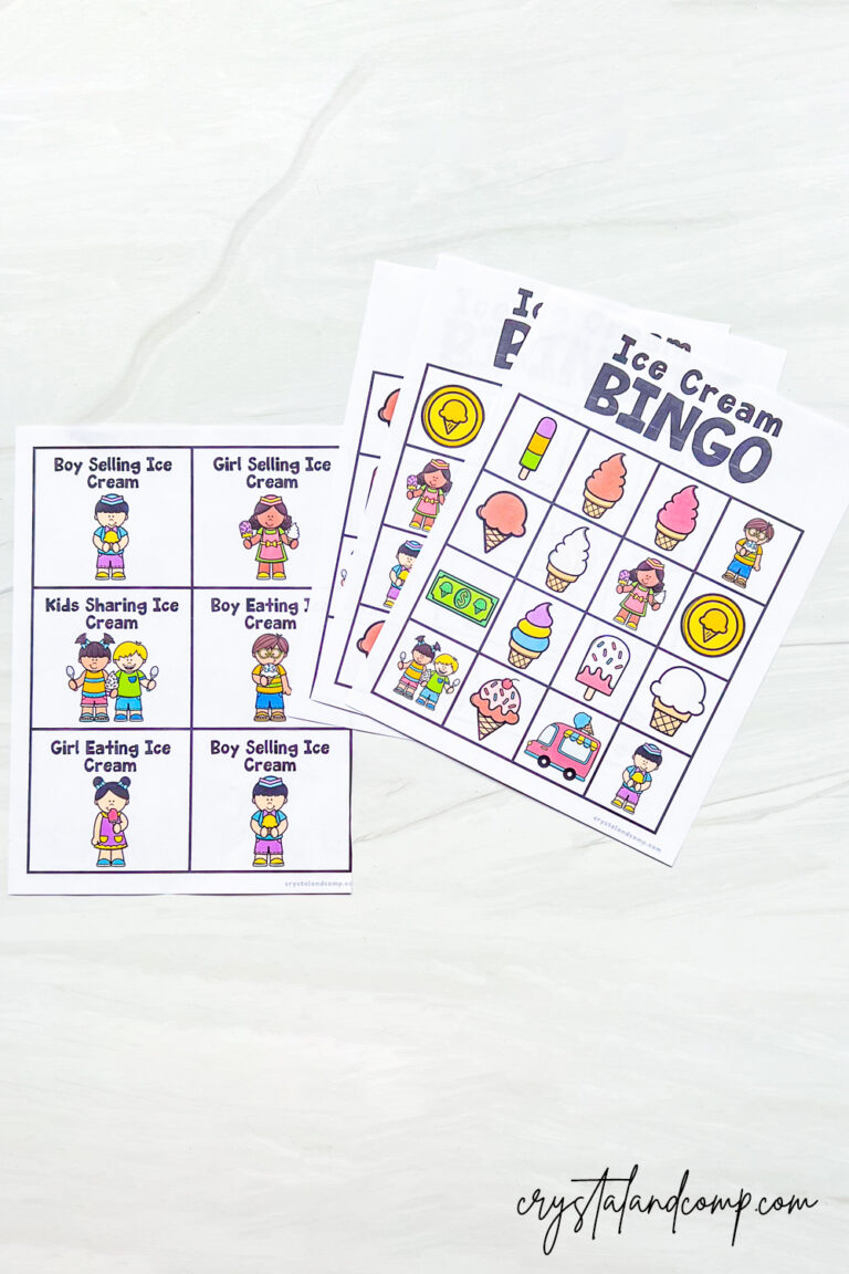 Ice Cream Bingo Printables - CrystalandComp.com