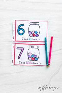 Heart Counting Printable Book - CrystalandComp.com