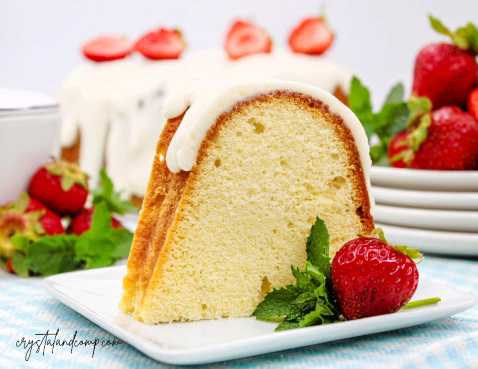 White Wine Pound Cake Recipe - CrystalandComp.com