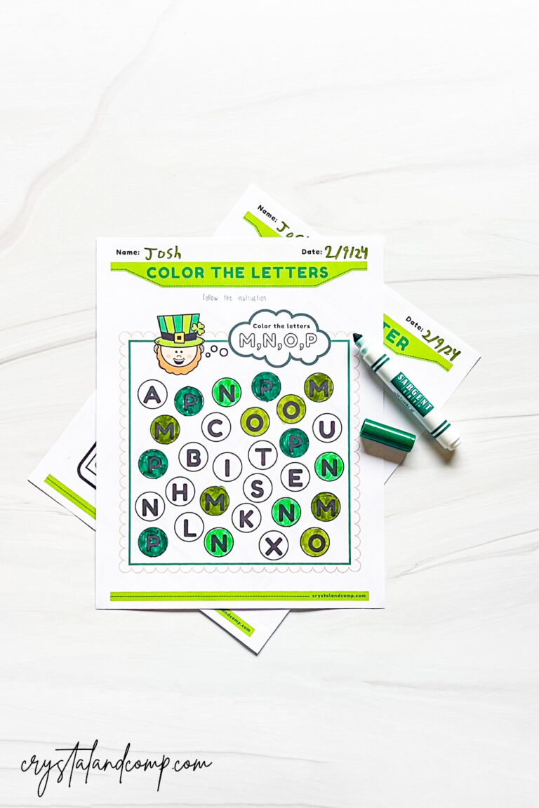 Leprechaun Alphabet Printables - CrystalandComp.com