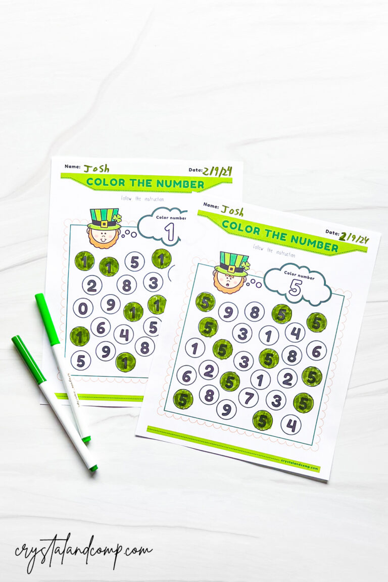 Leprechaun Math Printables - CrystalandComp.com