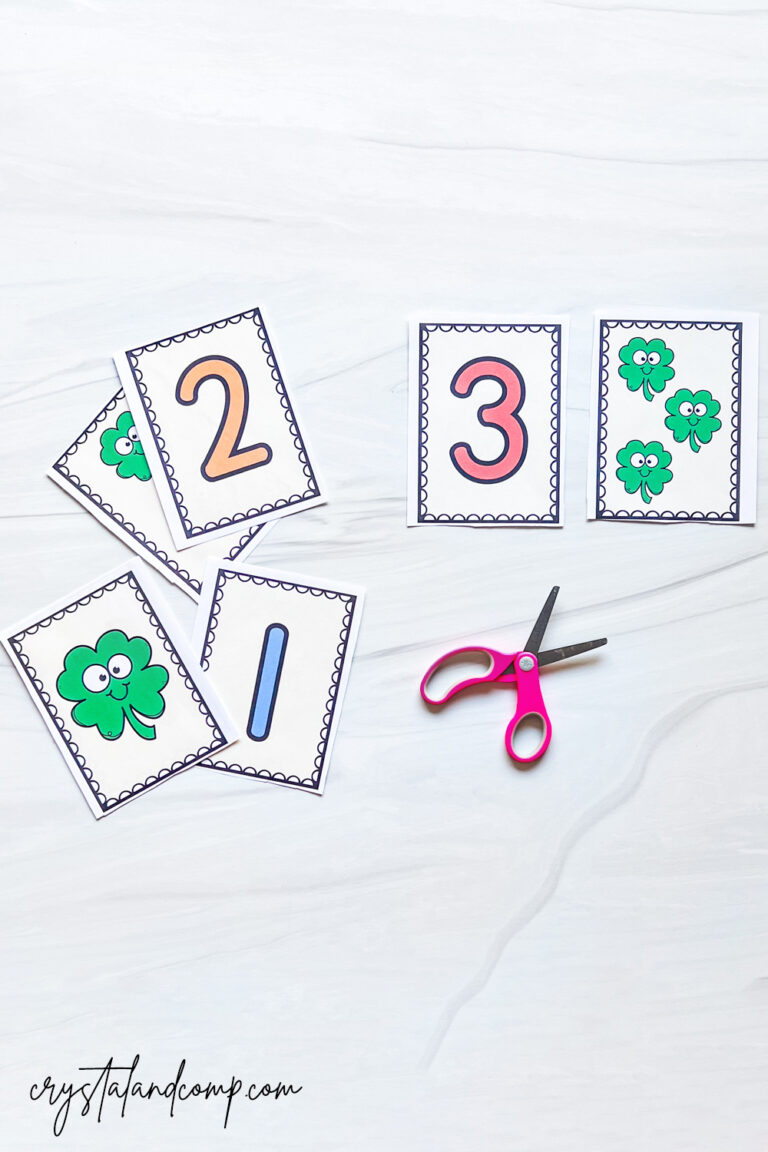 Shamrock Matching Printables - CrystalandComp.com