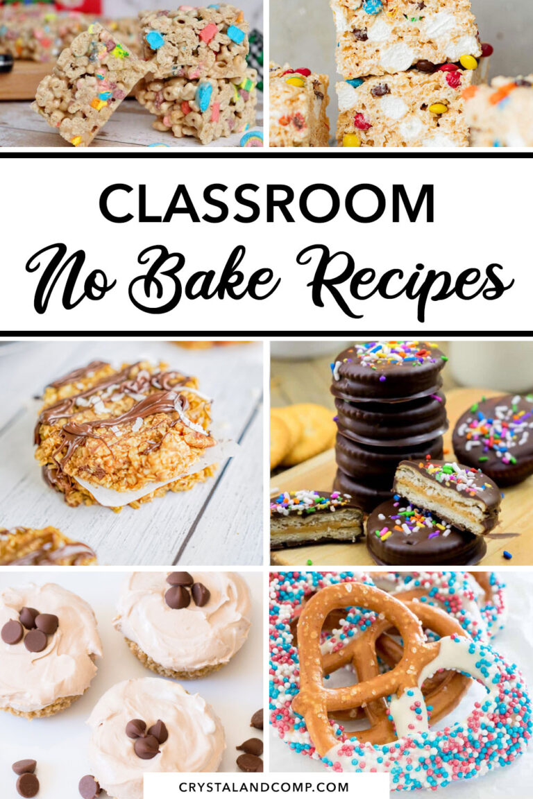 No Bake Classroom Recipes - CrystalandComp.com