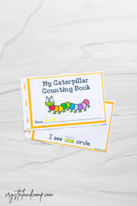 Caterpillar Counting Printable Book - CrystalandComp.com