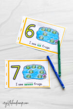 Frog Printable Counting Book - CrystalandComp.com