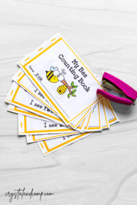 Bee Printable Counting Book - CrystalandComp.com