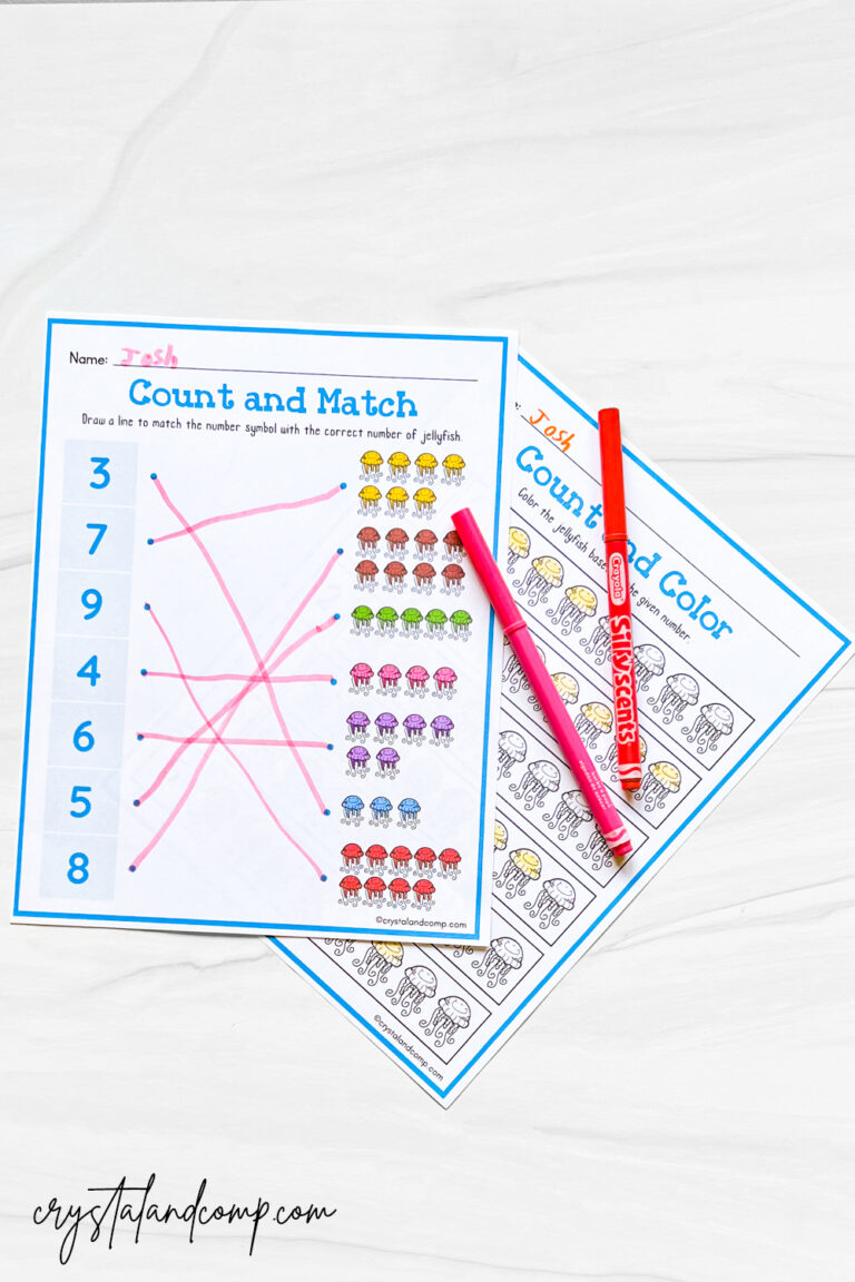 Jellyfish Math Worksheets - CrystalandComp.com