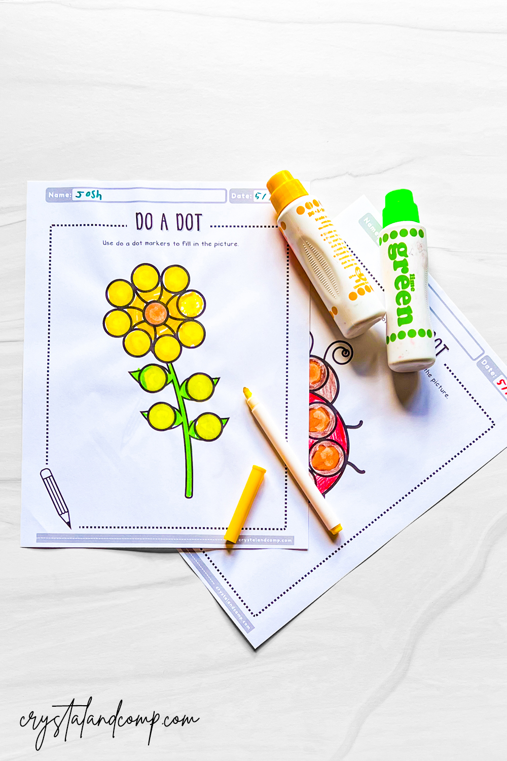 Ladybug Do A Dot Printables - CrystalandComp.com