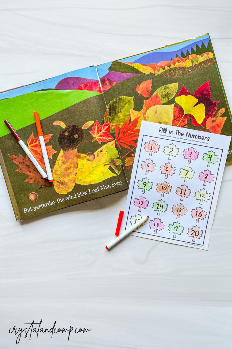 Leaf Man Book Companion Printables - CrystalandComp.com