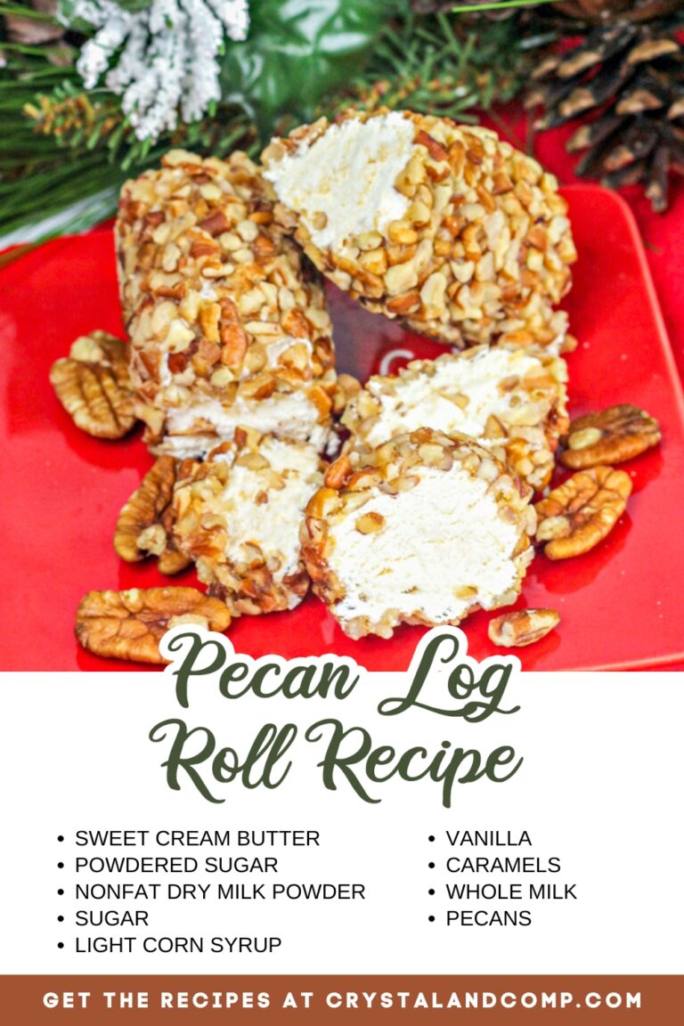 Pecan Log Roll Recipe - CrystalandComp.com