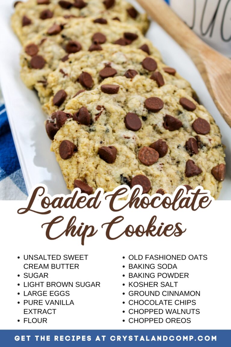 Loaded Chocolate Chip Cookies - CrystalandComp.com