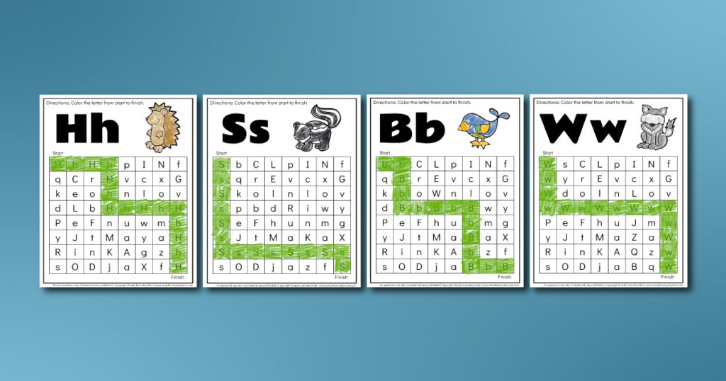 Printable Alphabet Activities for 3 Year Olds - CrystalandComp.com