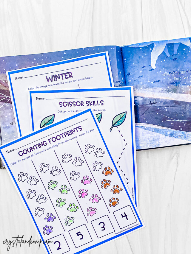 Goodbye Winter Hello Spring Book Companion Printables - CrystalandComp.com
