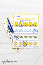 Bee Preschool Printables - CrystalandComp.com