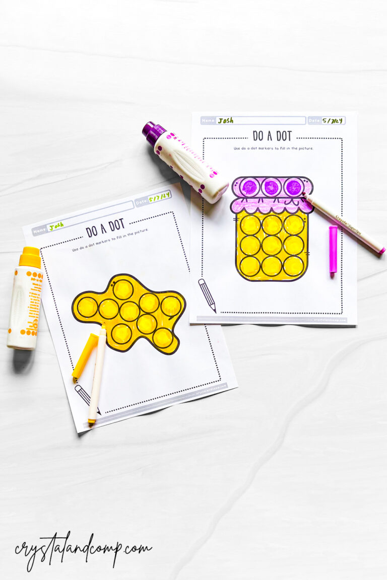 Bee Do A Dot Printables - CrystalandComp.com