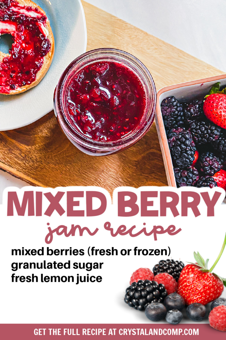 Mixed Berry Jam Recipe - CrystalandComp.com