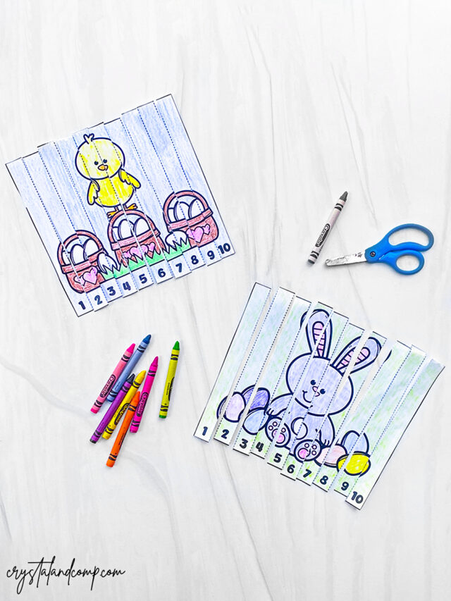 Easter Cut and Paste Puzzles - CrystalandComp.com