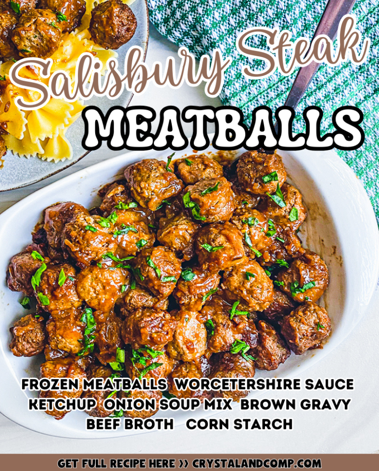 Salisbury Steak Meatball Recipe - CrystalandComp.com
